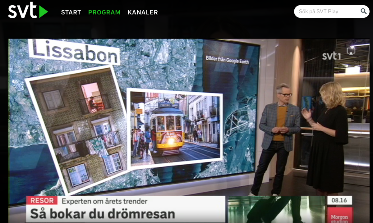 SVT morgonstudion... och 63 mil längre norrut - Let's Go Explore